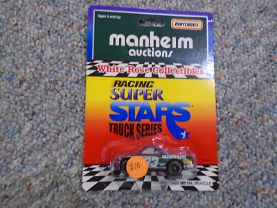 Matchbox Manheim Auctions White Rose Racing Super Stars Truck series ...