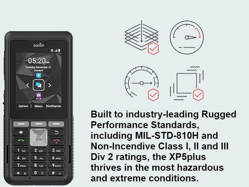 New Sonim XP5 Plus XP5900 AT&T FirstNet GSM Android 16GB Rugged ...