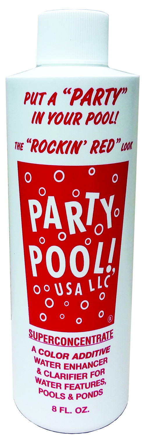 Party Pool Super-Concentrate Pool Dye ROCKIN RED - Gender Reveal Water ...
