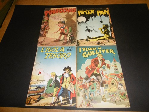 COLLANA I CAPOLAVORI AUDACE 1/4 COMPLETA GALEP PINOCCHIO PETER PAN ...