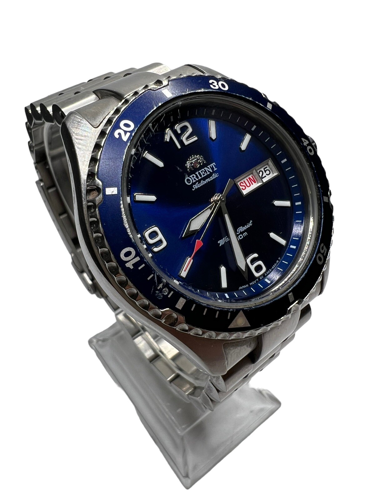 orient Mako II Men’s Blue Dial Diver Style watch automatic AA02-C1 ...