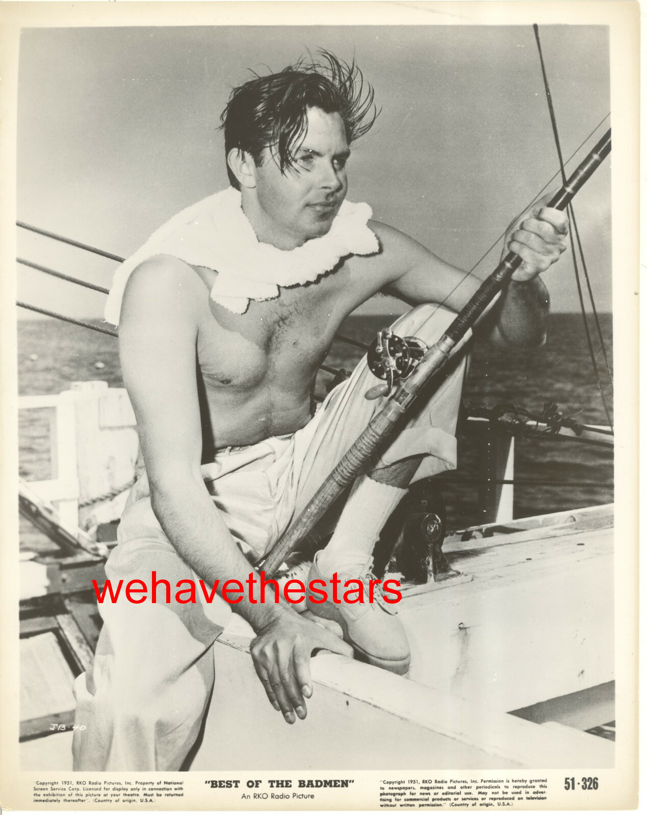 VINTAGE Jack Buetel BEEFCAKE HANDSOME '51 RKO Publicity Portrait | eBay
