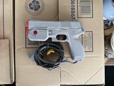 Namco GunCon 2 NPC-103 Gray Light Gun Wired Controller For PlayStation ...