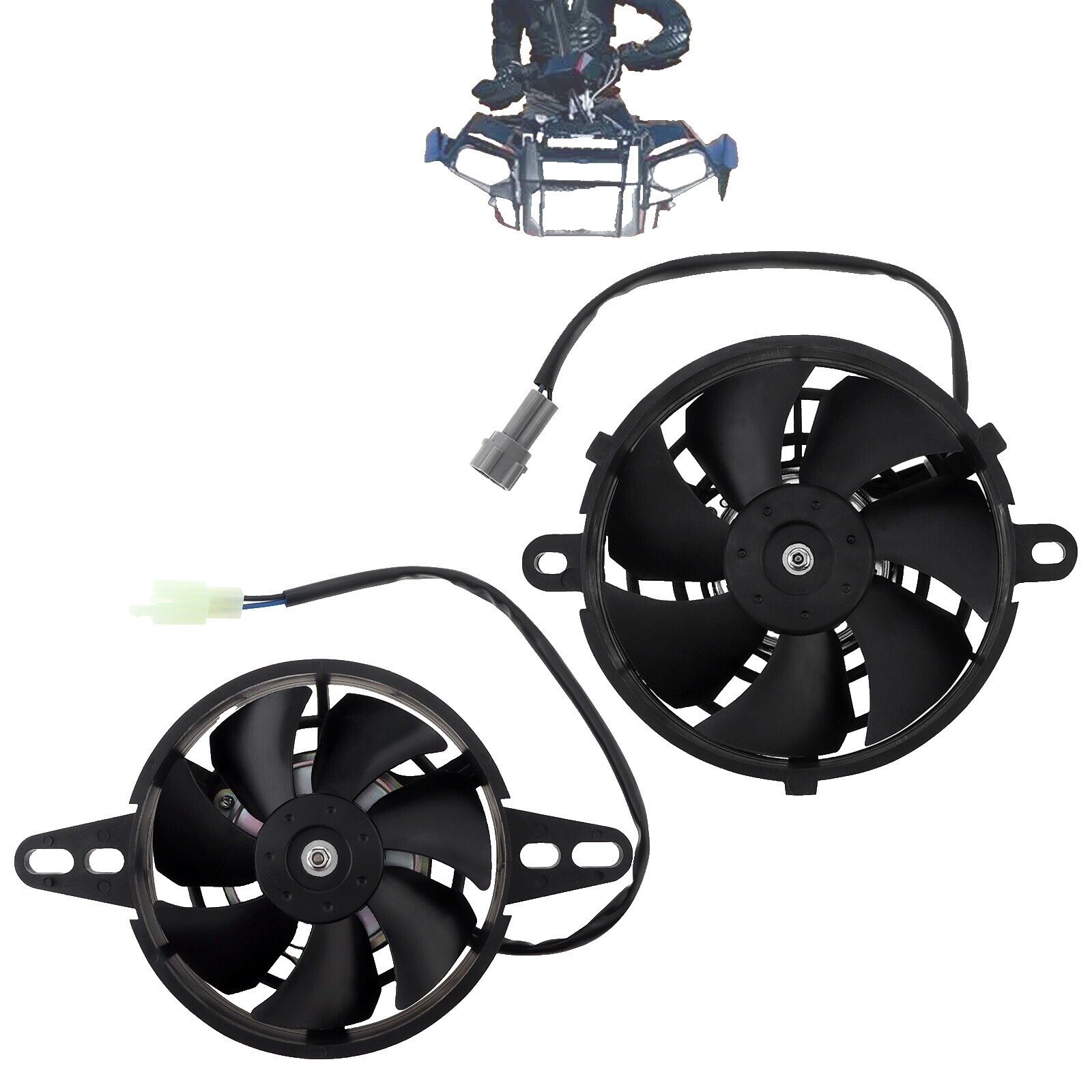 Motorcycle Radiator with Fan | eBay