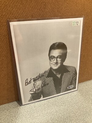 Steve Allen B&W Signed 8x10 Photo Beckett Authenticated | eBay