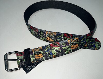 Teenage Mutant Ninja Turtles Belt Boys Size S M 22-26" Waist TMNT | eBay