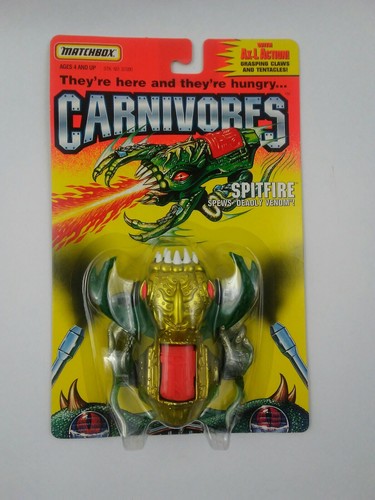 Vintage 1994 Matchbox Carnivores Spitfire Monster Car MOC Beatle ...