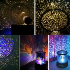 Star Sky Projector Night Light Bulb Romantic Cosmos Astro Galaxy Home ...