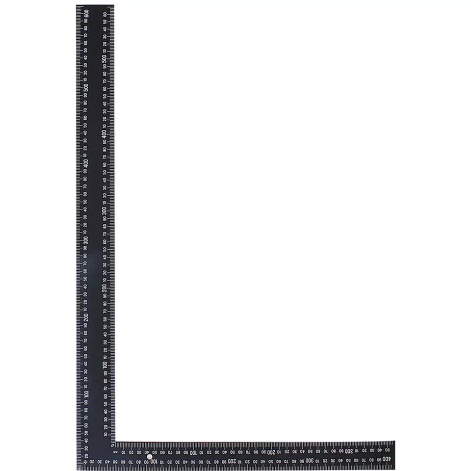 Rolson Large Steel Roofing Square Framing Carpenter 24" 600mm Metric ...