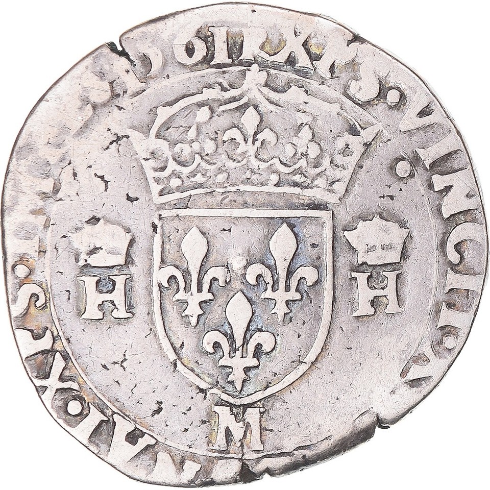 [#1045362] Coin, France, Henri II, Teston, 1561, Toulouse, VF, Silver ...