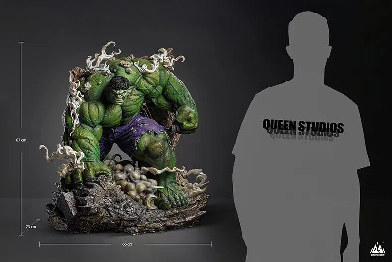 Queen Studios QS 1/4Scale Hulk Resin Painted Statue Pre-sell Limited ...