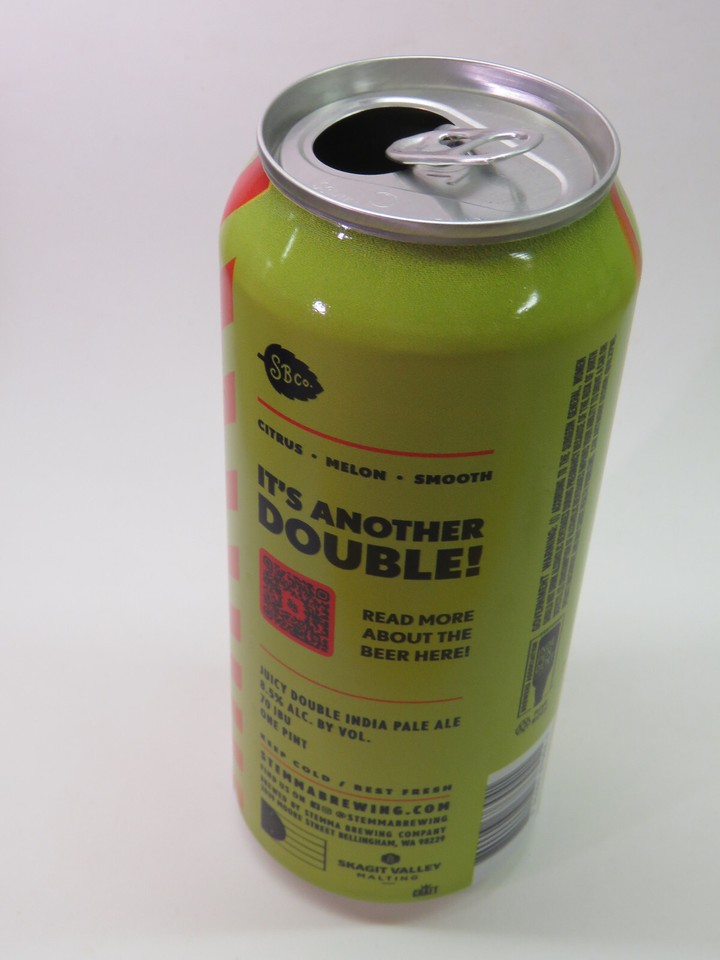 Craft BEER Can ~ STEMMA Brewing It's Another Double IPA ~ Bellingham ...