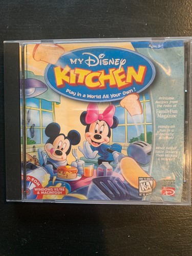 Vintage My Disney Kitchen Play in a World All Your Own - PC-CD ROM Game ...