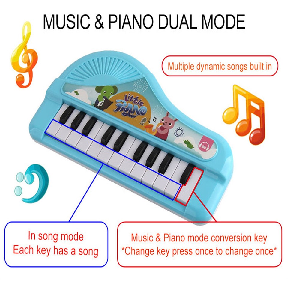 Musical Instrument Toys with 13 Keys Mini Piano Toy Educational Toy for ...