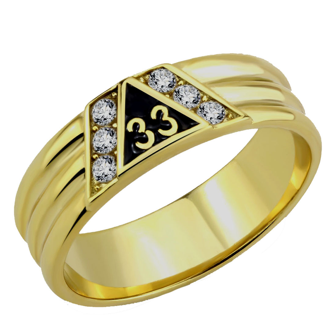 Freemason Ring 33 Degree Ring 38, Scottish Rite 33rd Degree, Silver
