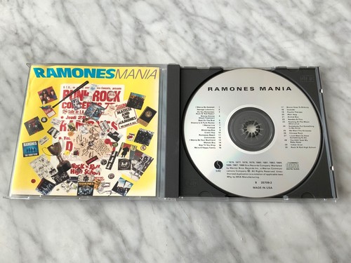 Ramones Mania CD EARLY PRESS Sire 9 25709-2 Joey Ramone, Cretin Hop ...