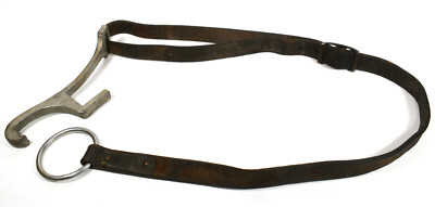 Vintage Fire Hydrant Adjustable Leather Strap Spanner Wrench | eBay