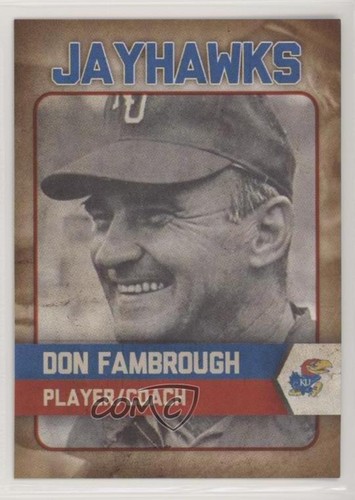 2009 Kansas Jayhawks Alumni Association Greats Team Issue Don Fambrough ...