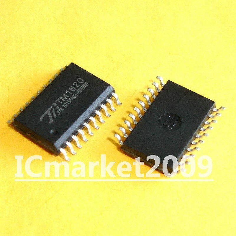 10 PCS TM1620 SOP-20 TM 1620 LED Drive Control Dedicated Circuit IC ...