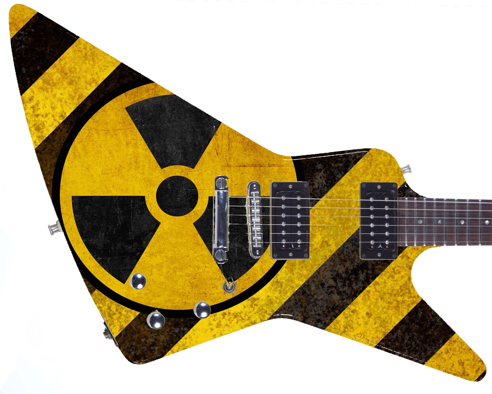 Guitar Skin Axe Re-Wrap 25" X 20" Destroyer Explorer Radiation Fallout ...