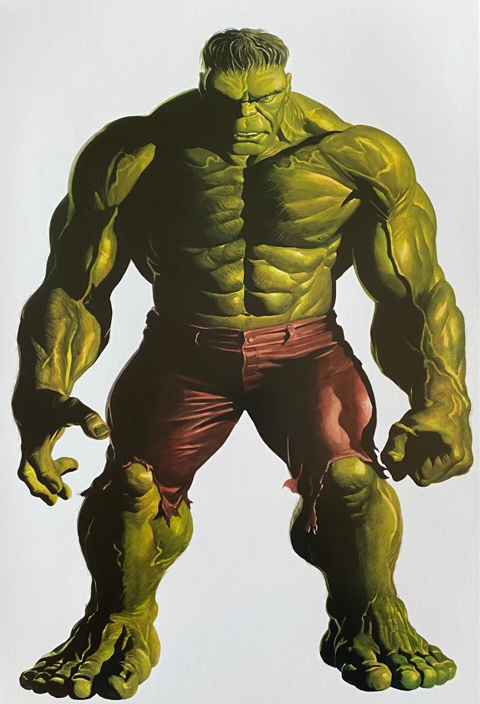 ALEX ROSS rare THE HULK fine art print PORTRAIT Portfolio 11 x 16 LAST ...
