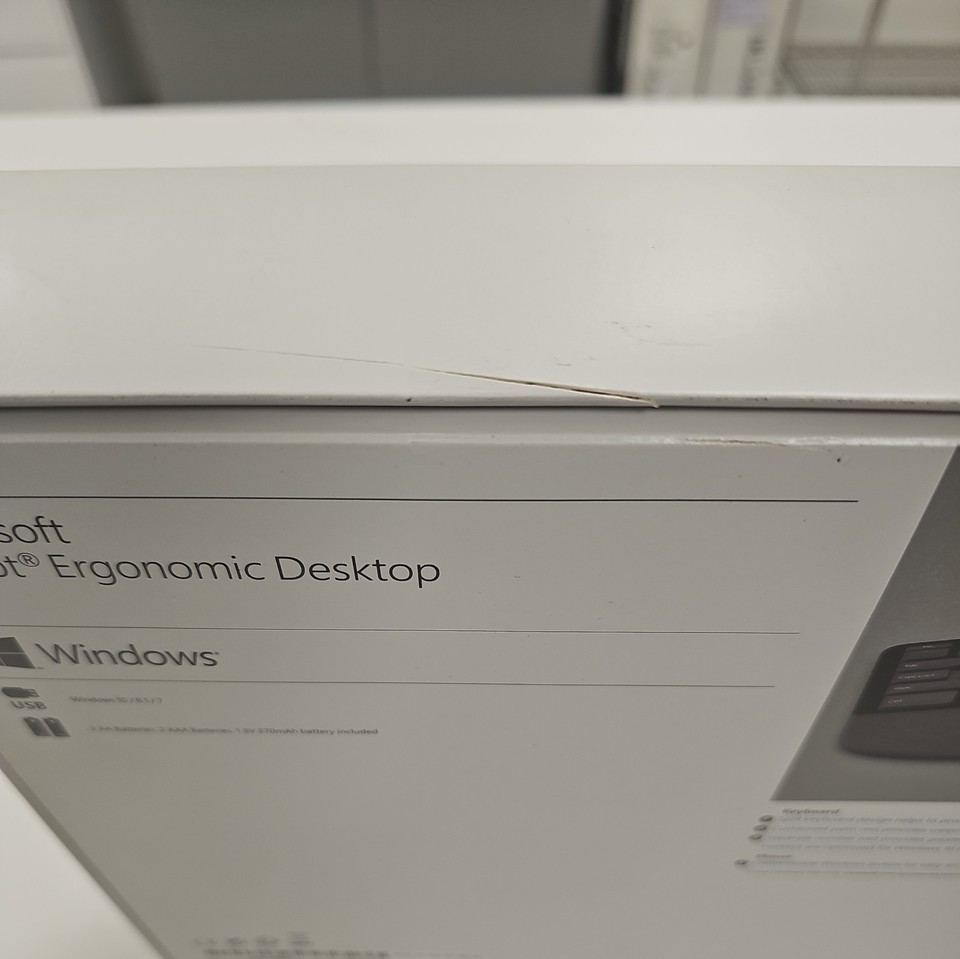 MICROSOFT Sculpt Ergonomic Desktop; NEVER BEEN OPENED; MODEL#1559 1558 ...