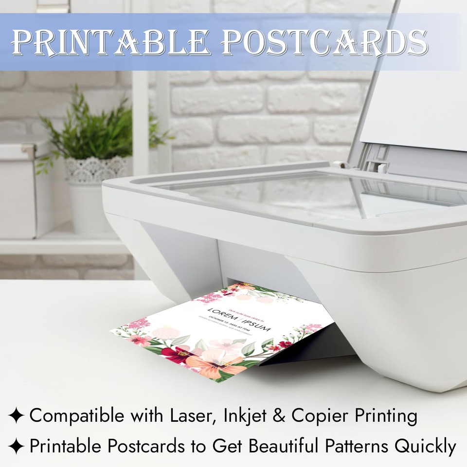 COIDEA 96PCS Blank Postcards for Mailing, 4 x 6 inches 4 x 6 inches ...