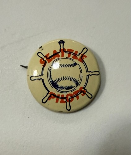 Very Rare Vintage Crane Potato Chips Seattle Pilots Baseball Pin Button ...