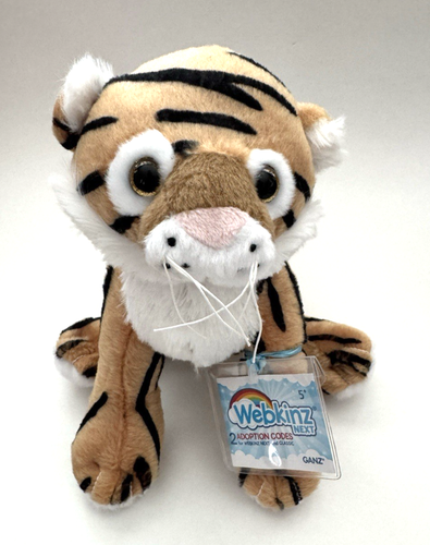 Bengal Tiger Webkinz Next 2025 Plush Toy Online Code Ganz wk00020 for ...