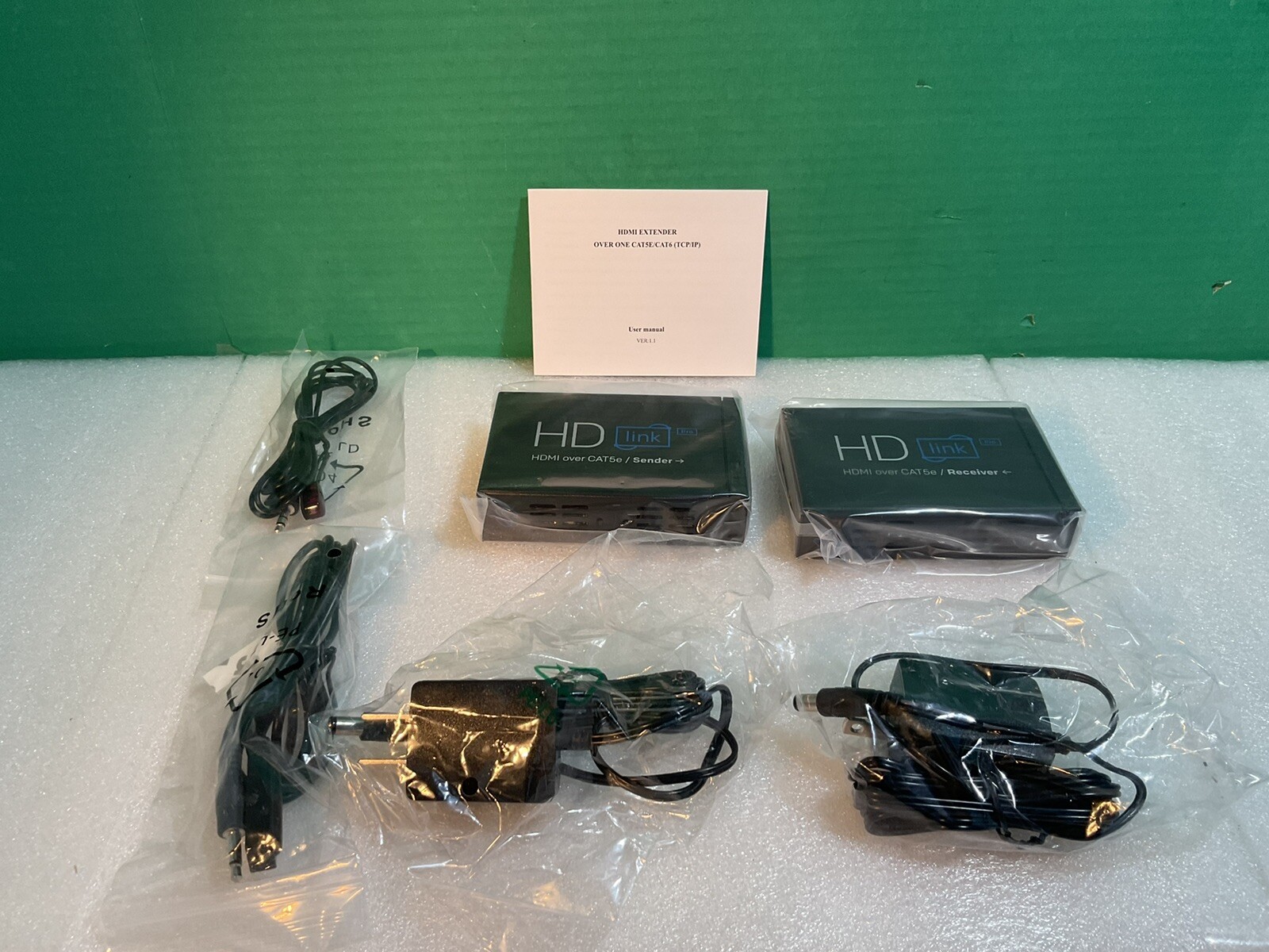 Sewell HD-Link PRO HDMI Over TCP/IP or Single Cat5e/Cat6 1080p 330-Feet ...