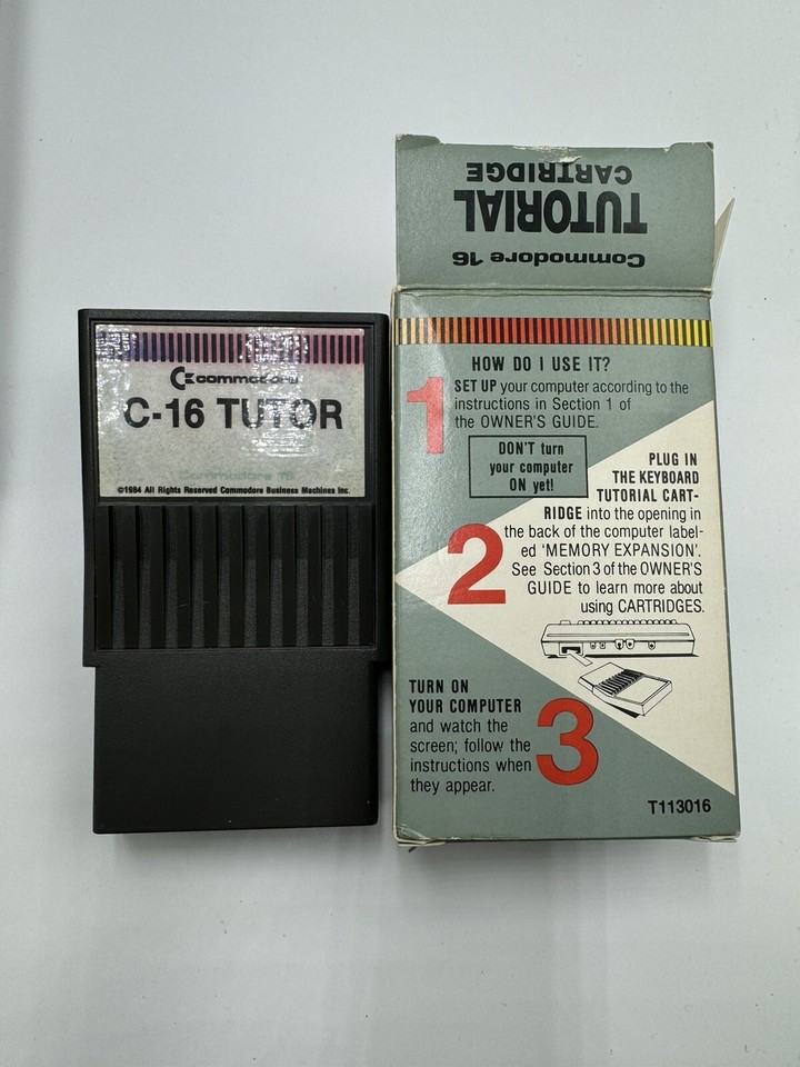 Vintage Commodore 16 Computer w/ Box Tested | eBay