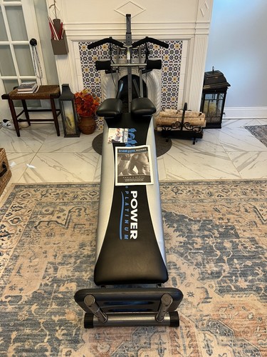 Total Gym Power Platinum Home Fitness w/wing Bar, Ab Crunch, Manual ...