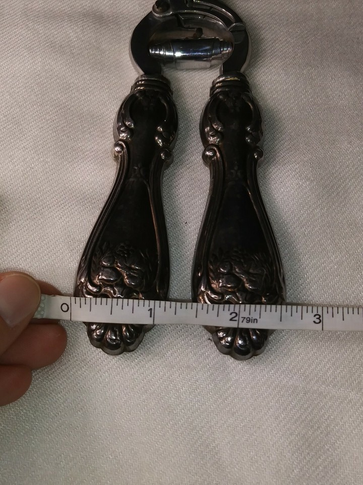 Vintage Sterling Silver Handles Kitchen Scissors Pruner Poultry Shears ...