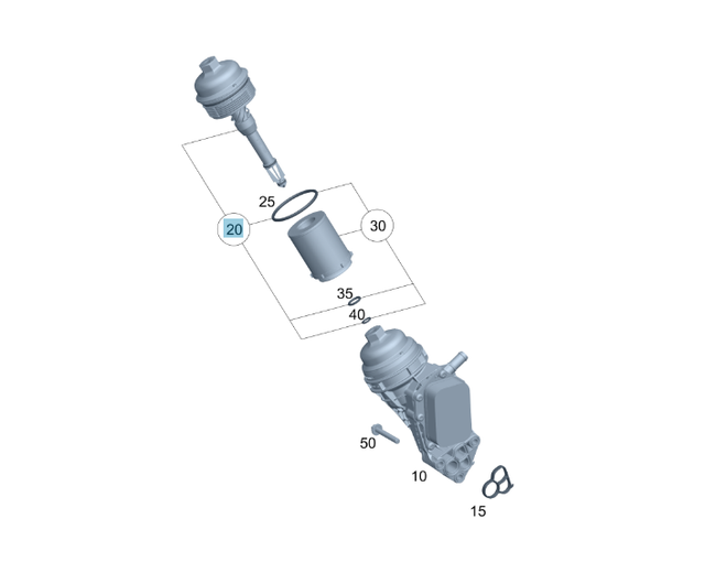 Original OE MERCEDES-BENZ A2701800438 Ölfiltergehäuse Abdeckung online ...