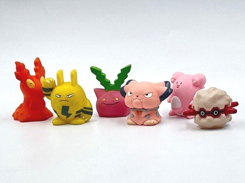 Japan Nintendo BANDAI Pokemon Finger Puppet Octillery Hoppip Snubbull ...