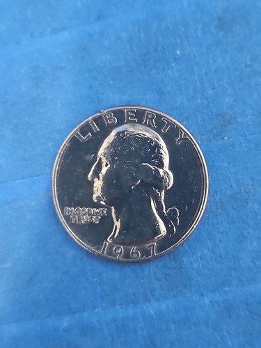 1967 Quarter No Mint Mark Date on Rim and Letter Error Rare USA Coin | eBay