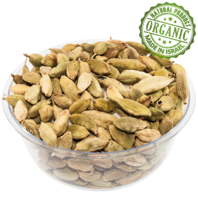 Organic Spice Green Cardamom Seeds Dried El Pods Pure Israel Seasoning ...