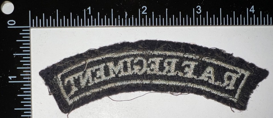 WWII British RAF Royal Air Force Regiment Patch | eBay