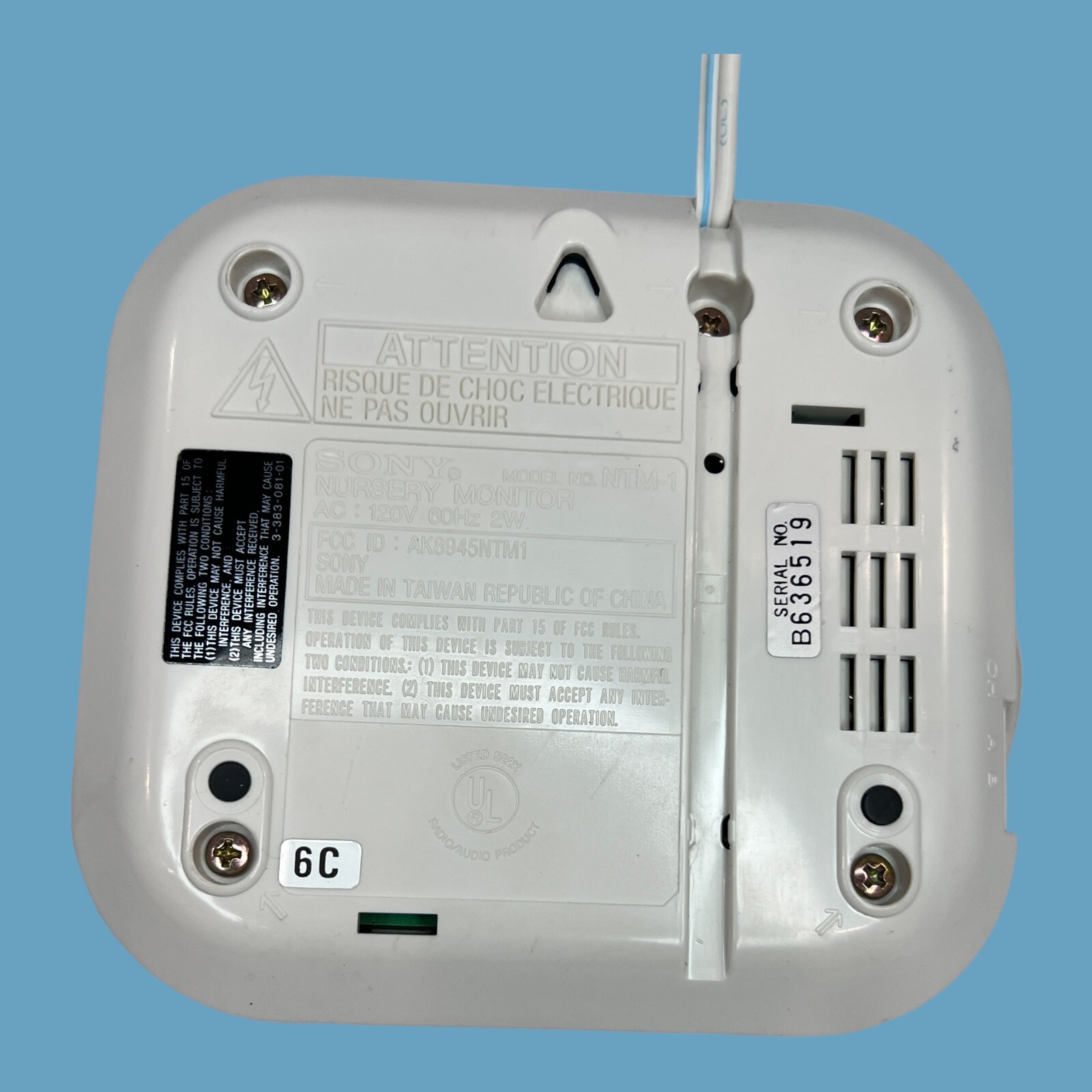 SONY BABYCALL NURSERY NTM-1 MONITOR TESTED Great Condition | eBay