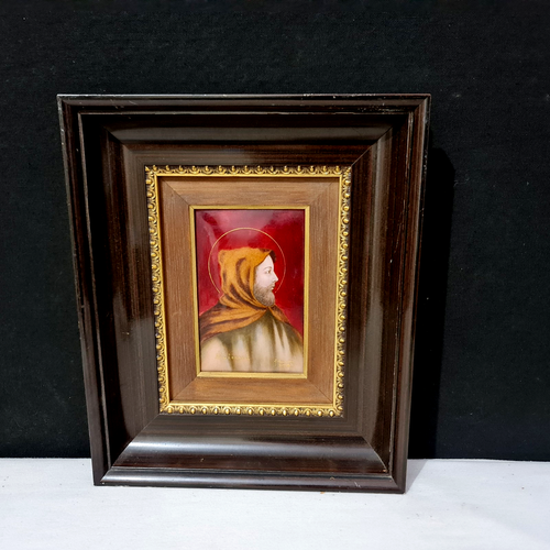 Emaux de Limoges - Par R. Restoueix "Saint Léonard" - XXe | eBay