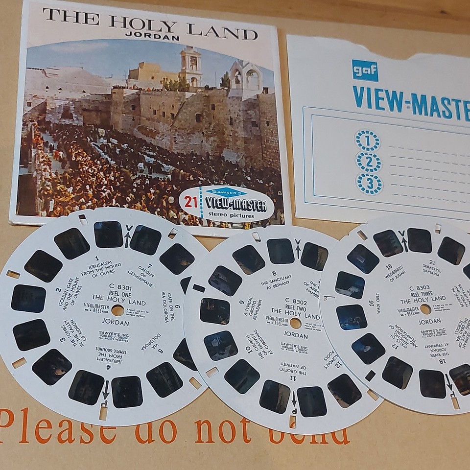 vintage The Holy Land Jordan VIEW-MASTER Reels NO Booklet C-830-E ...