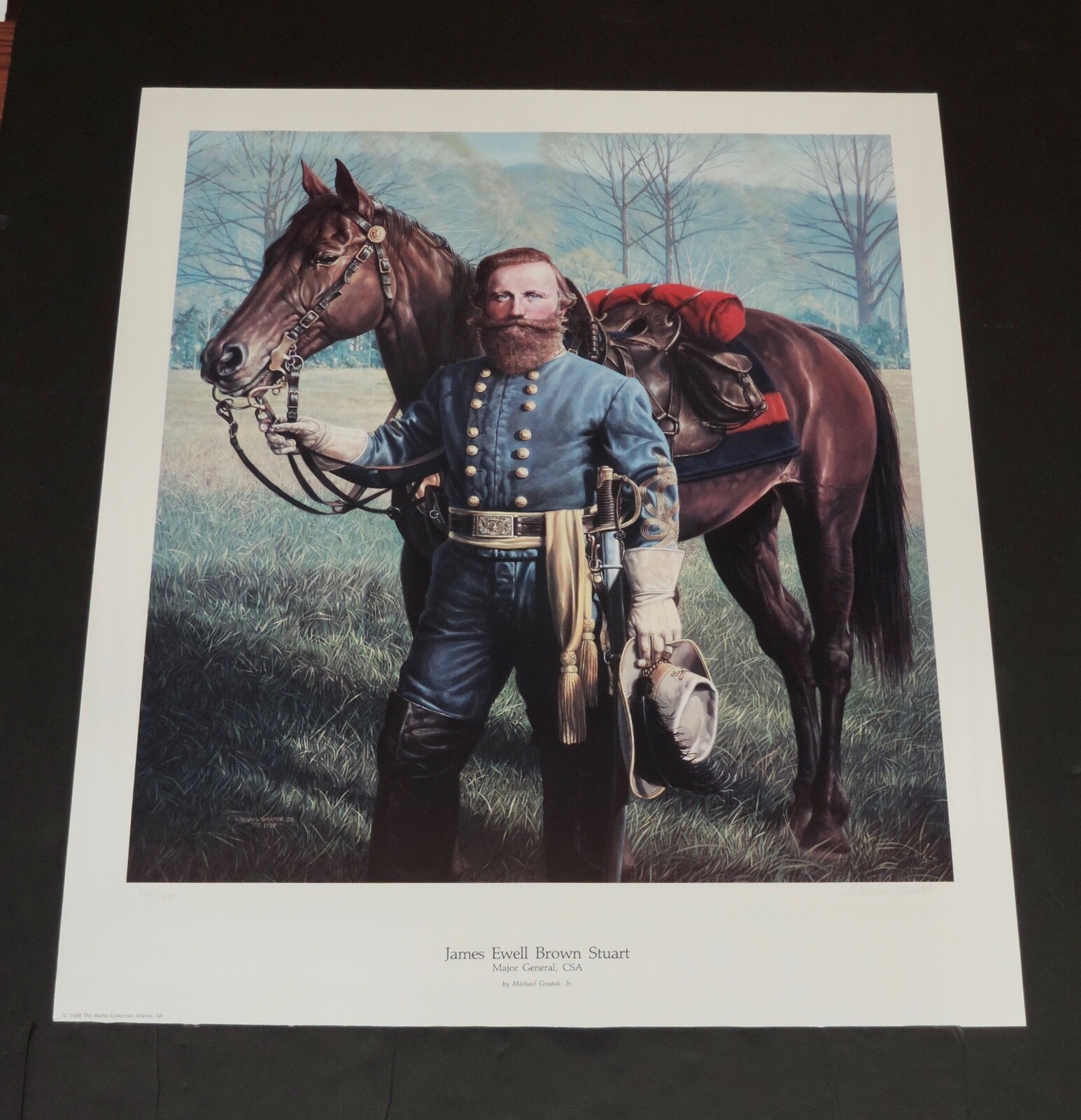 Michael Gnatek - James Ewell Brown Stuart - Civil War Print - MINT ...