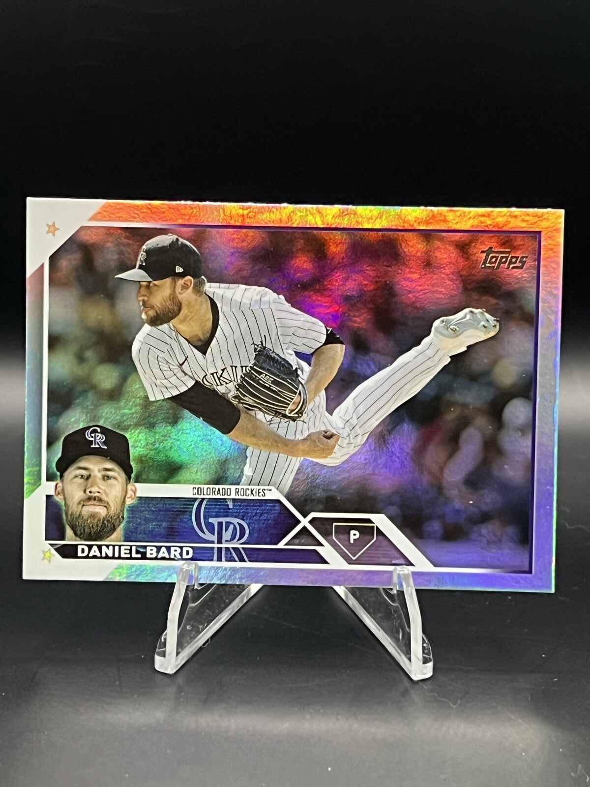Daniel Bard Rainbow Foil Parallel 2023 Topps Series 2 Card #377 ...