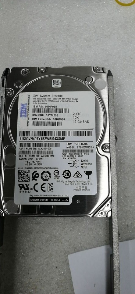 IBM 01YM203 2.4tb 10K 12GB SAS Hard drive HDD | eBay