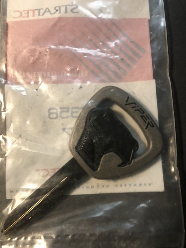 Dodge Viper Key Blank OEM Strattec 597358 Black NOS | eBay
