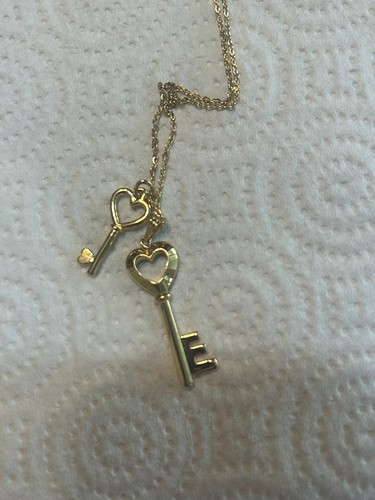 Accents Of Hallmark Cards Signed Key Necklace | eBay
