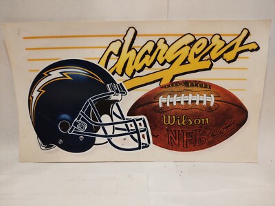 San Diego Chargers Window Stickers 8-3/4" x 5" | eBay
