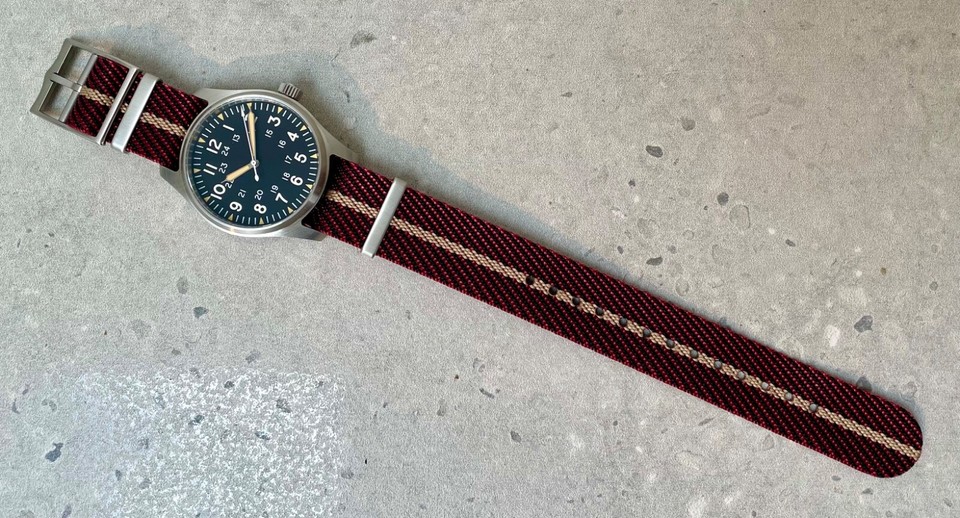 Retro Military style G10 Field Watch - Seiko NH35 Automatic movement ...