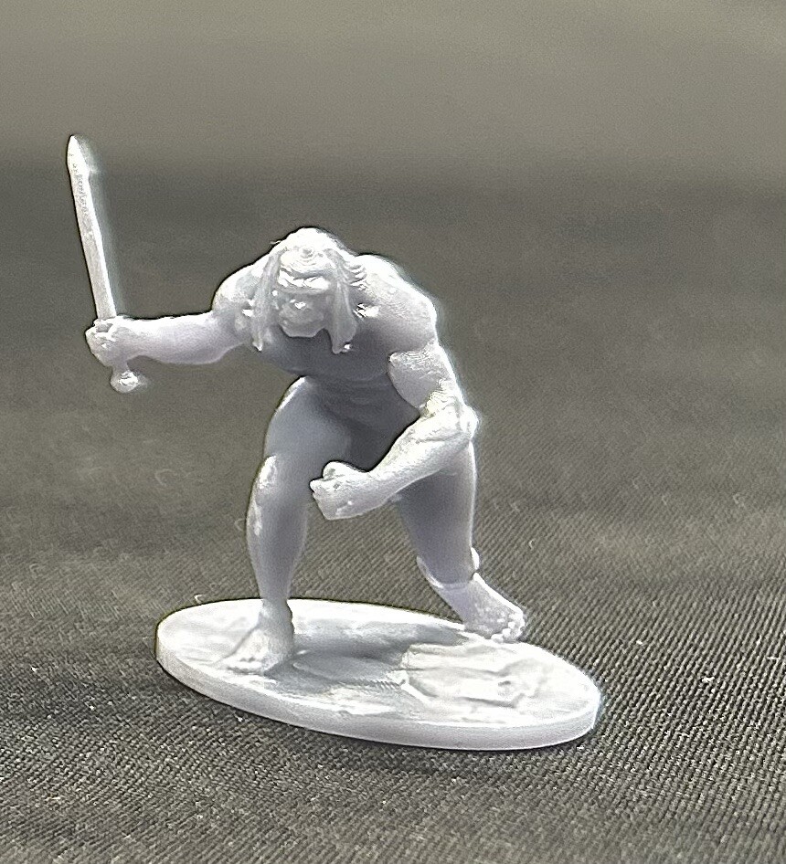 5 Caveman Troglodytes Savages Lot DND Dungeons & Dragons Miniature Mini ...