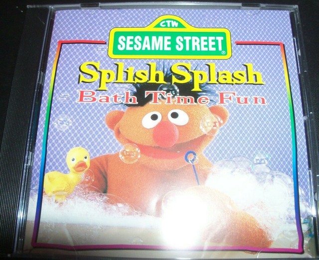 SESAME STREET - Splish Splash Bath Time Fun CD 1997 ABC For Kids ...